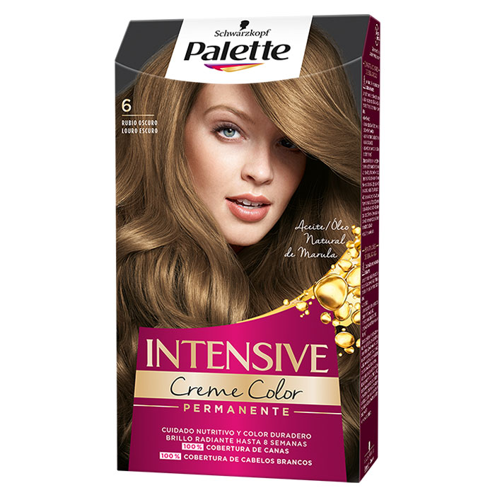 Palette Intense Color Cream Tinte Cabello Nº 6 Rubio Oscuro // Precio ...