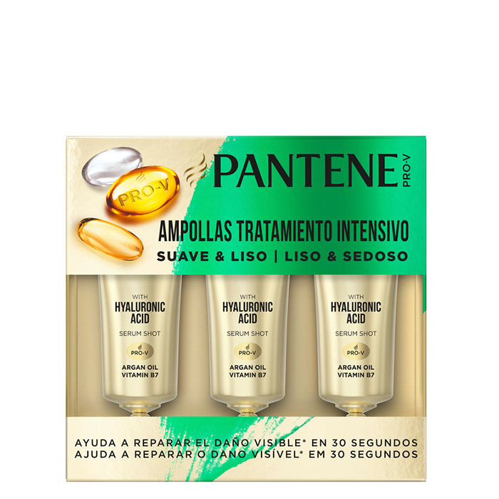 Pantene Suave y Liso Ampollas Tratamiento Intensivo | Precio, Comprar