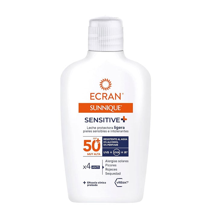 Ecran Sunnique Sensitive Leche Protectora Ligera SPF50+