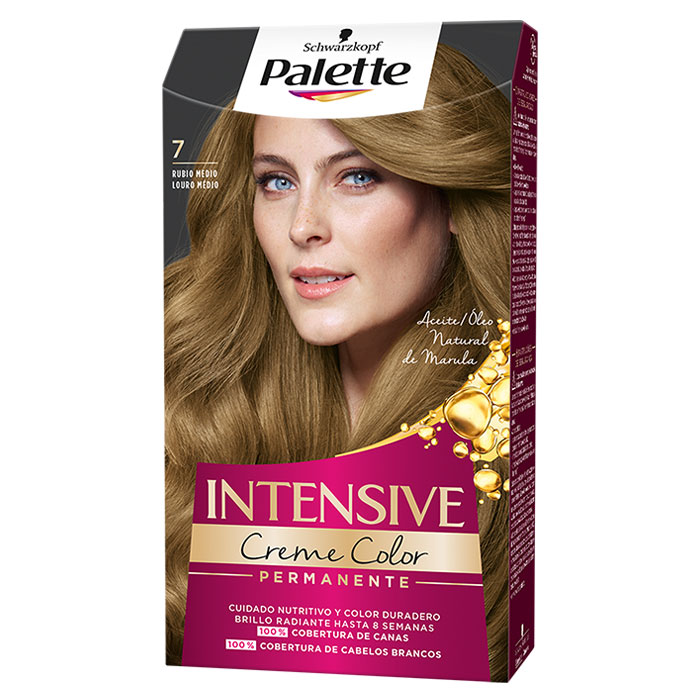 Palette Intense Color Cream Tinte Cabello Nº 7 Rubio Medio // Precio ...